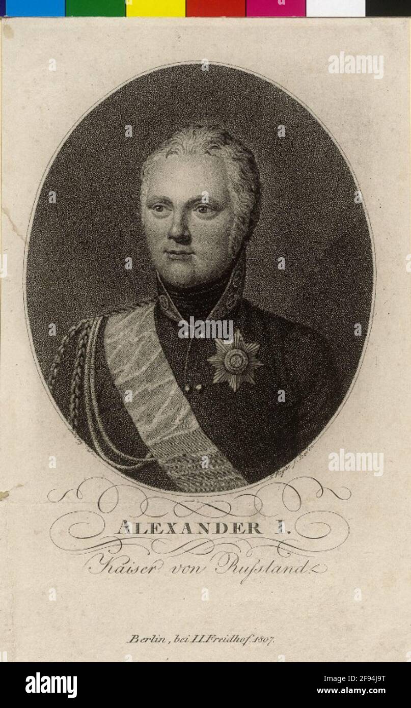 Alexander I, Kaiser of Russia Stock Photo - Alamy