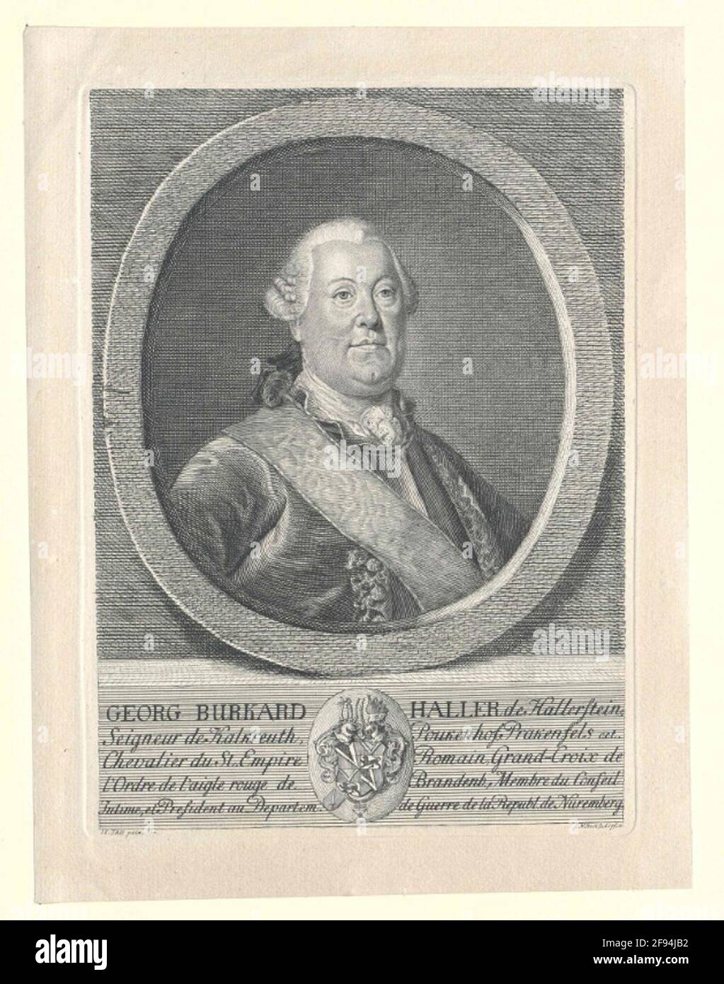 Haller by Hallerstein, Georg Burkhard Freiherr Stock Photo - Alamy