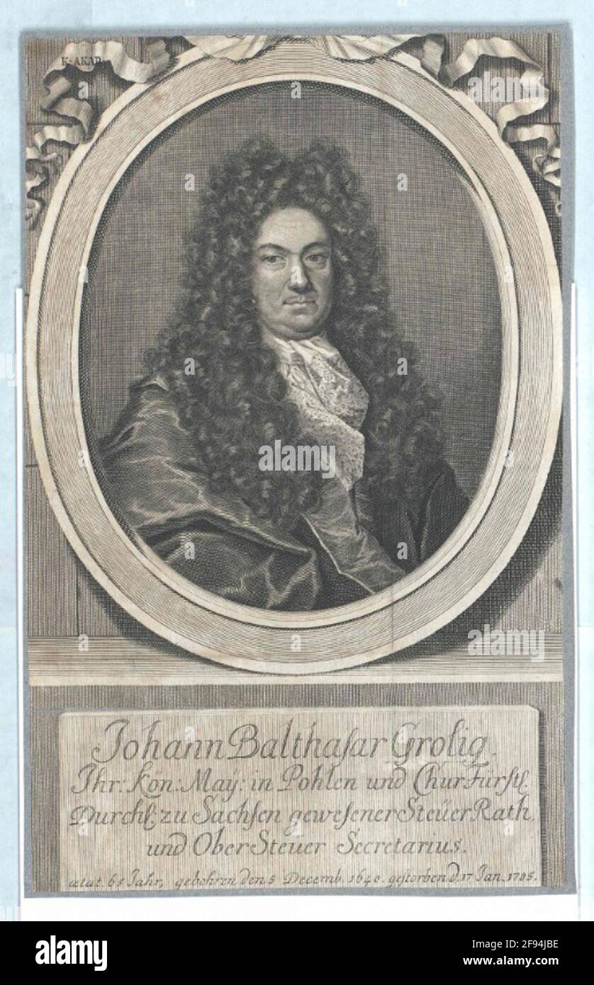 Grolig, Johann Balthasar Stock Photo - Alamy