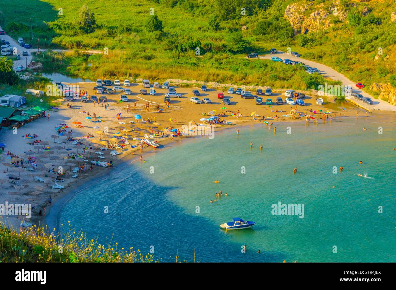 Aerial view of the Bolata beach in Bulgaria Stock Photo - Alamy
