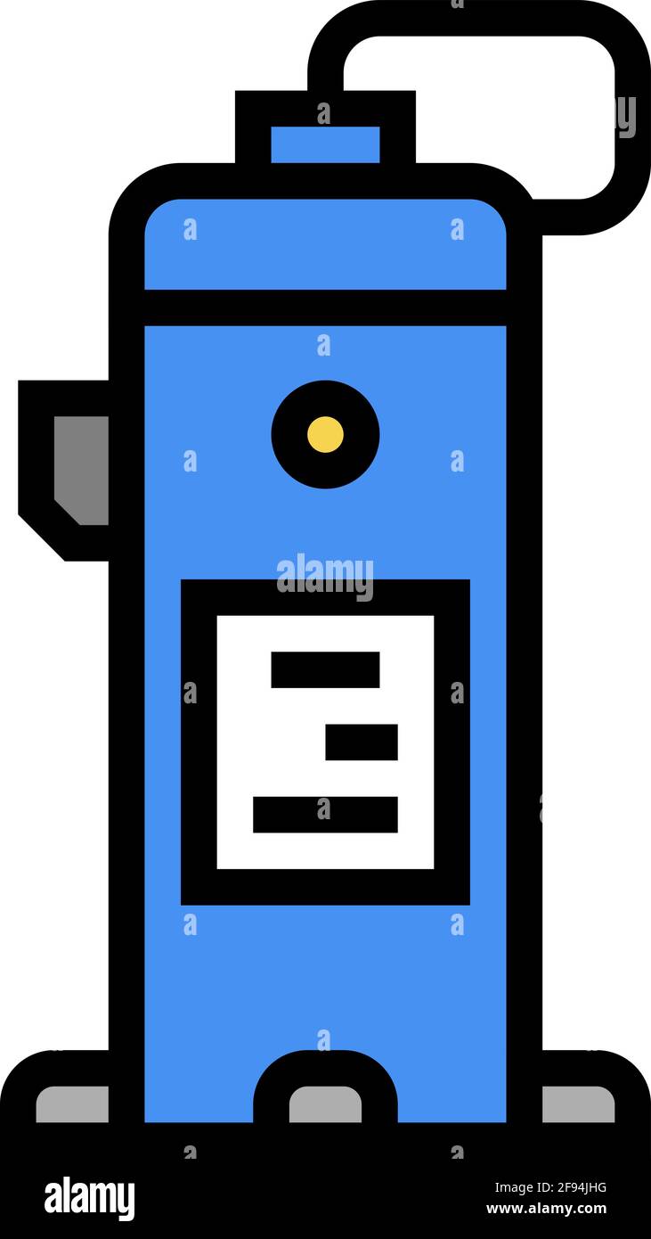 industrial air compressor color icon vector illustration Stock Vector ...