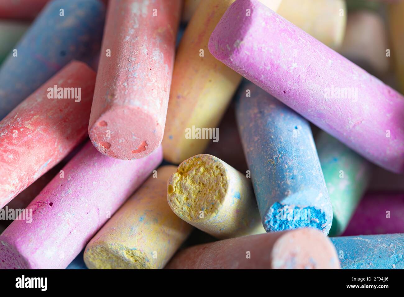 Old broken colorful chalk background Stock Photo - Alamy
