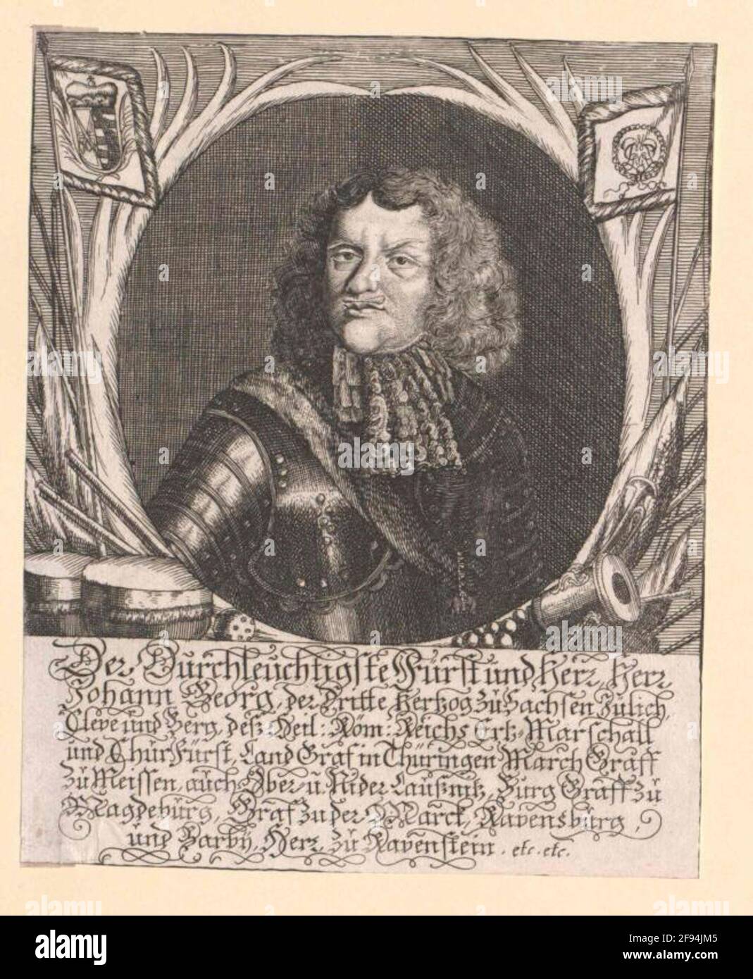 Johann georg iii elector of saxony hi-res stock photography and images ...