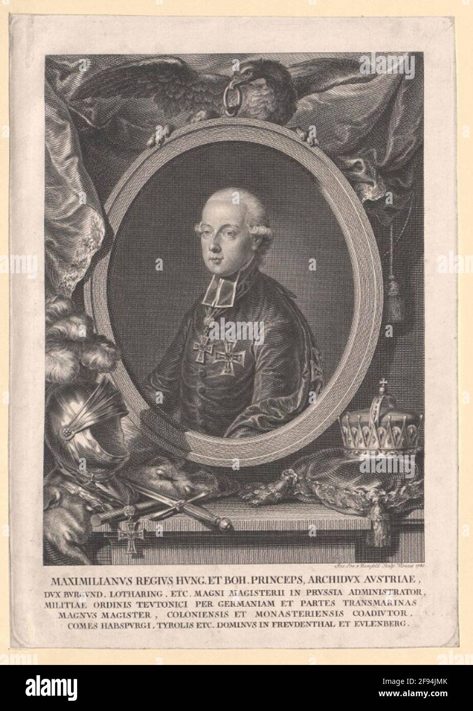 Maximilian Franz, Archduke of Austria Stock Photo - Alamy