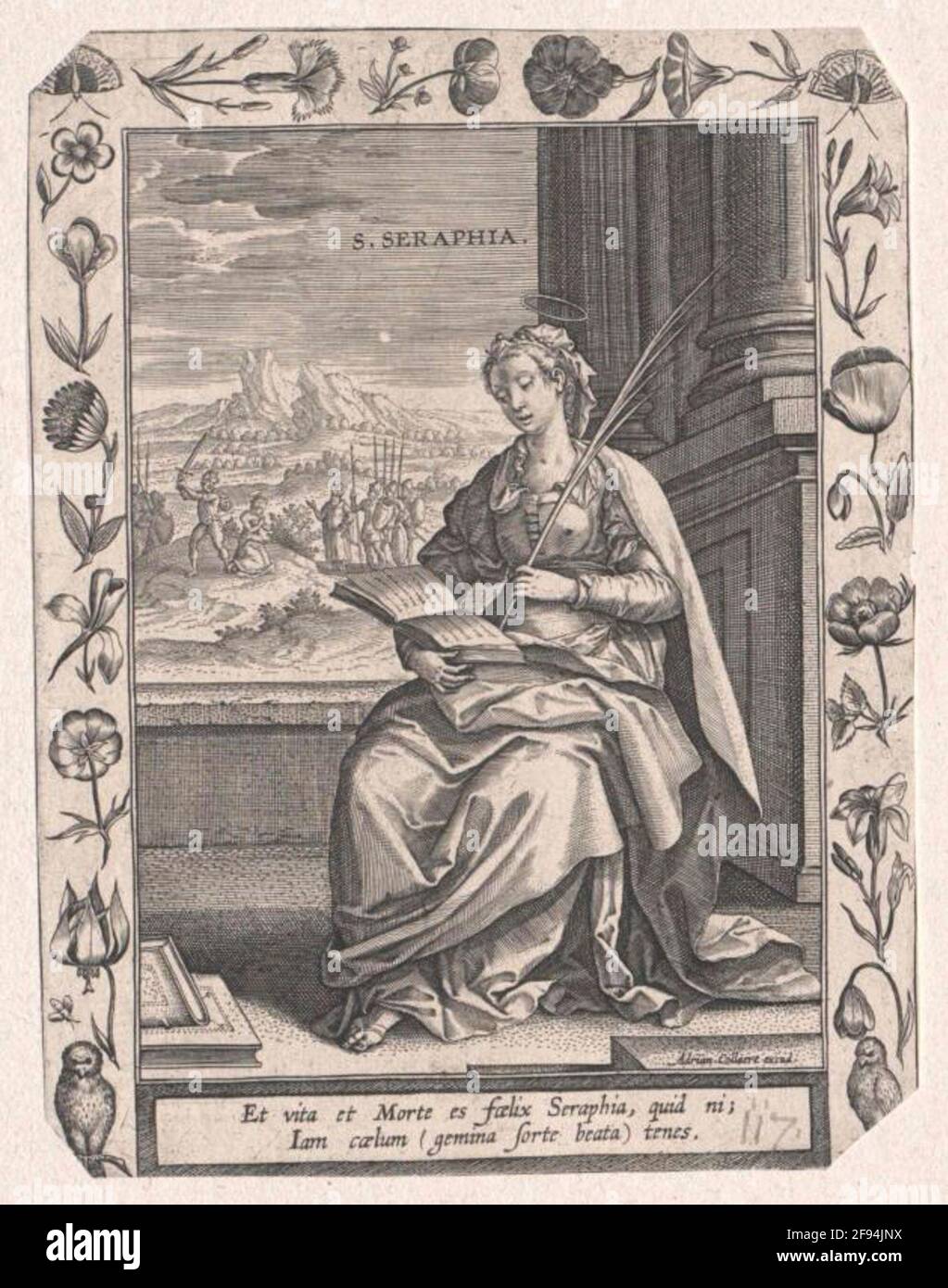 Seraphia of Rome, saints Stock Photo - Alamy