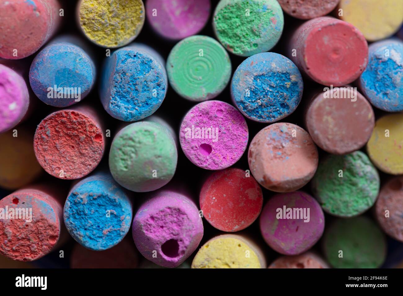 Old broken colorful chalk background Stock Photo - Alamy