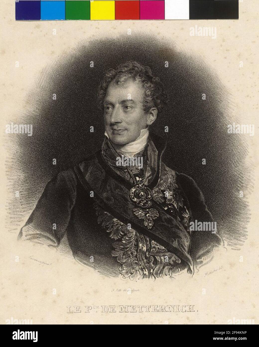 Metternich-Winceburg, Klemens Wenzel Lothar Prince of Lithography by ...