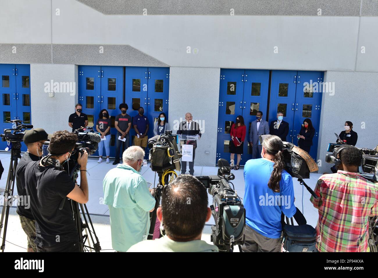 MIAMI, FLORIDA - APRIL 15: Carlos Migoya, President & CEO of Jackson ...