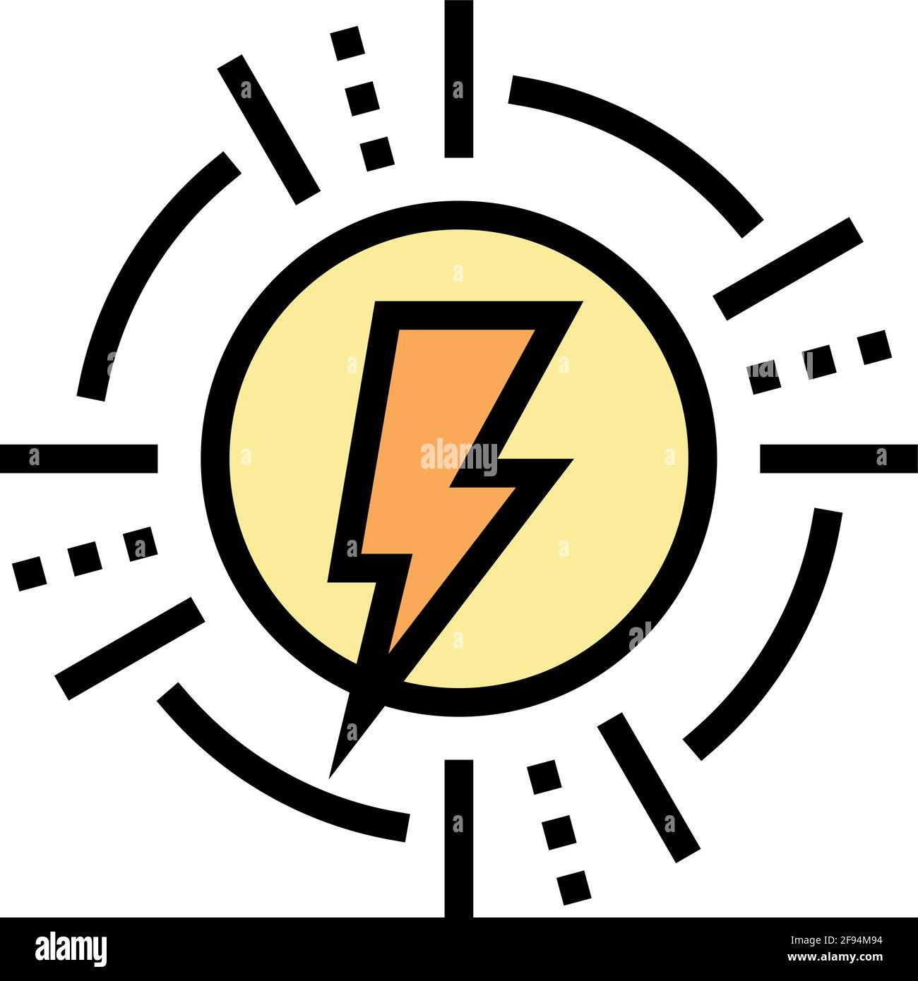 lightning energy saving logo color icon vector illustration Stock ...
