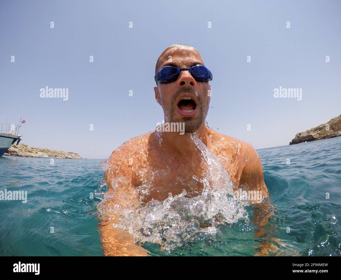 Handsome diver hi-res stock photography and images - Alamy