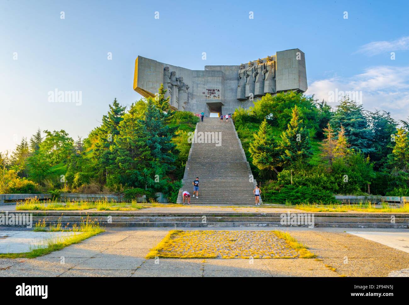Monument of Bulgarian Soviet friendship in Varna, Bulgaria Stock Photo ...