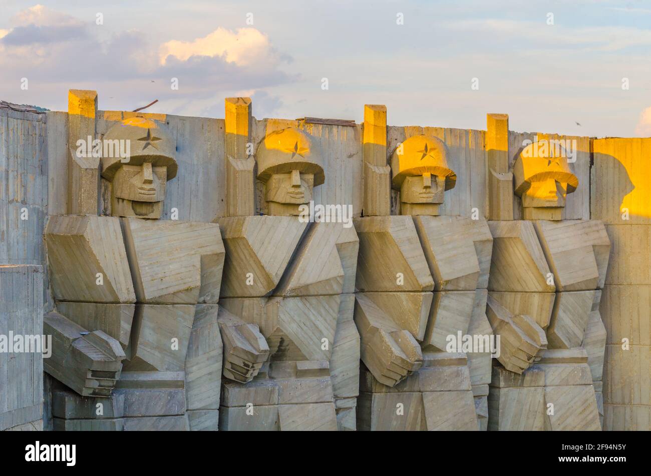 Monument of Bulgarian Soviet friendship in Varna, Bulgaria Stock Photo ...
