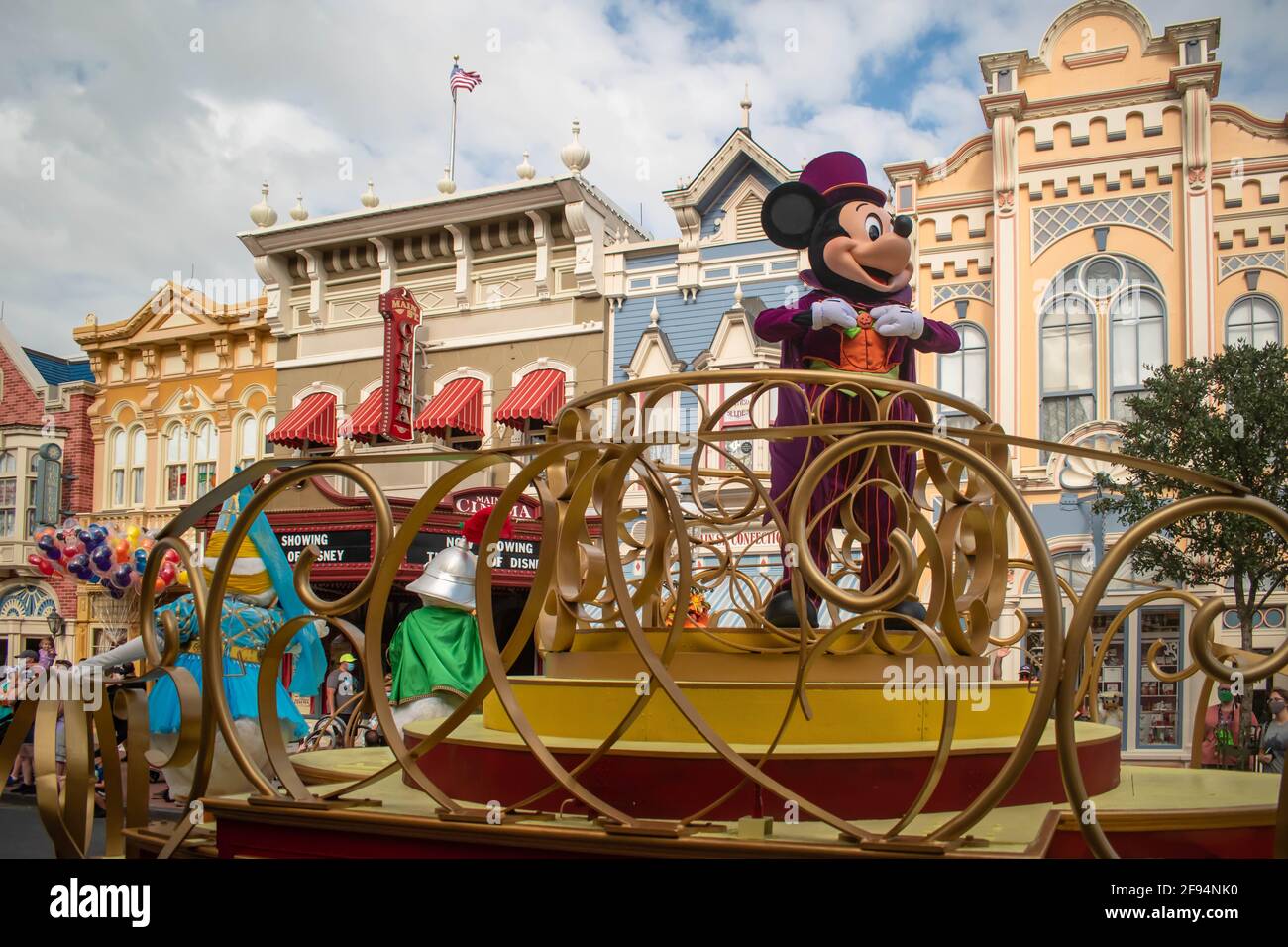 Orlando, Florida. August 04, 2020. Mickey Mouse on Halloween Parade ...