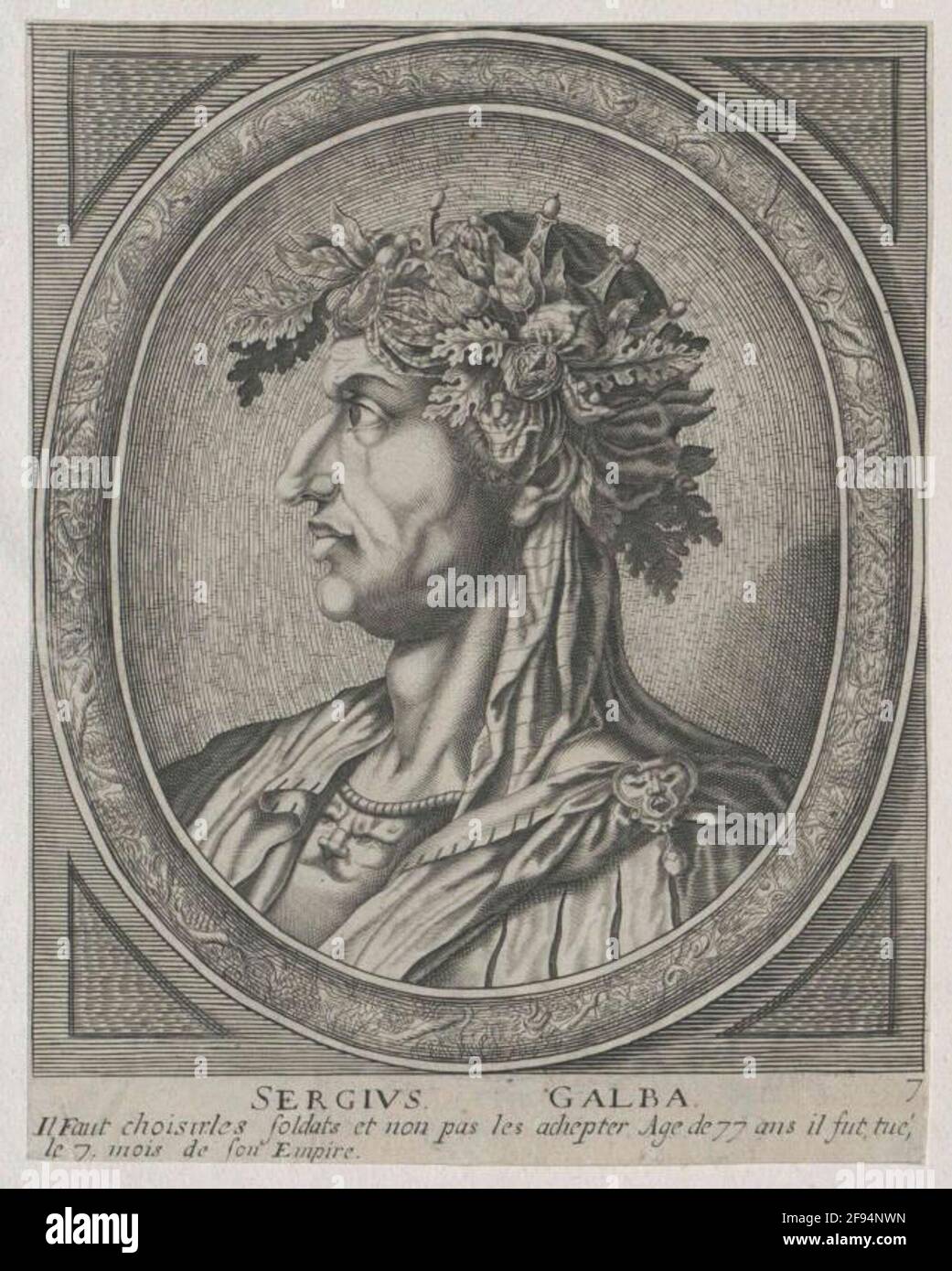 Galba, Roman emperor Stock Photo - Alamy