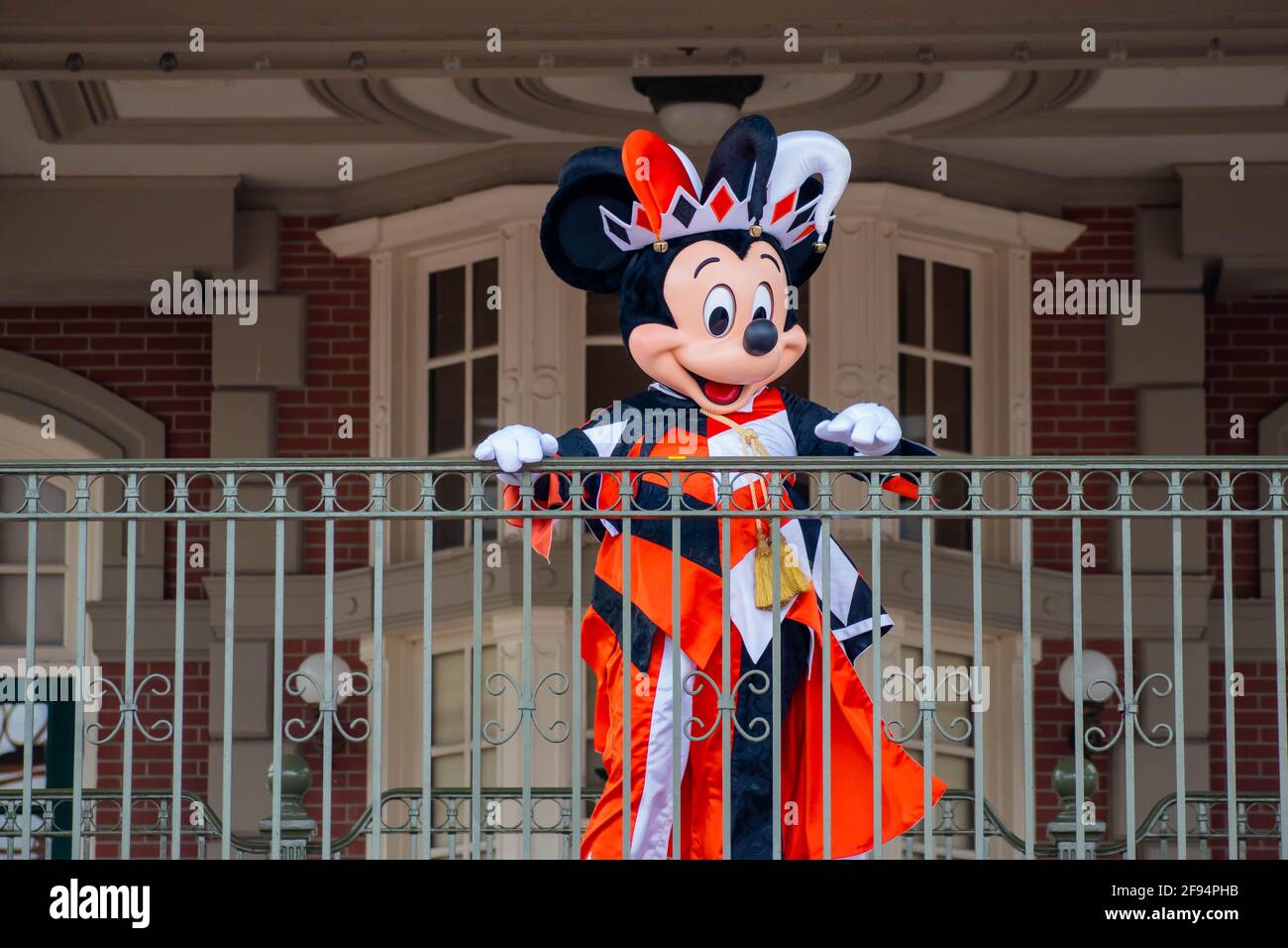 Orlando, Florida. September 02, 2020. Minnie Mouse waving from the ...