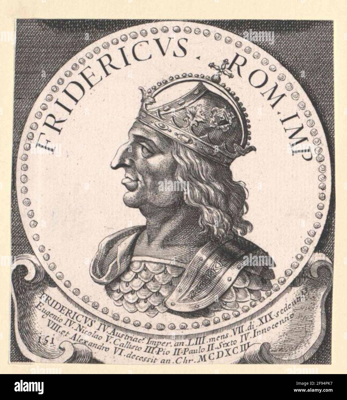 Friedrich III., Roman-German Emperor Stock Photo - Alamy