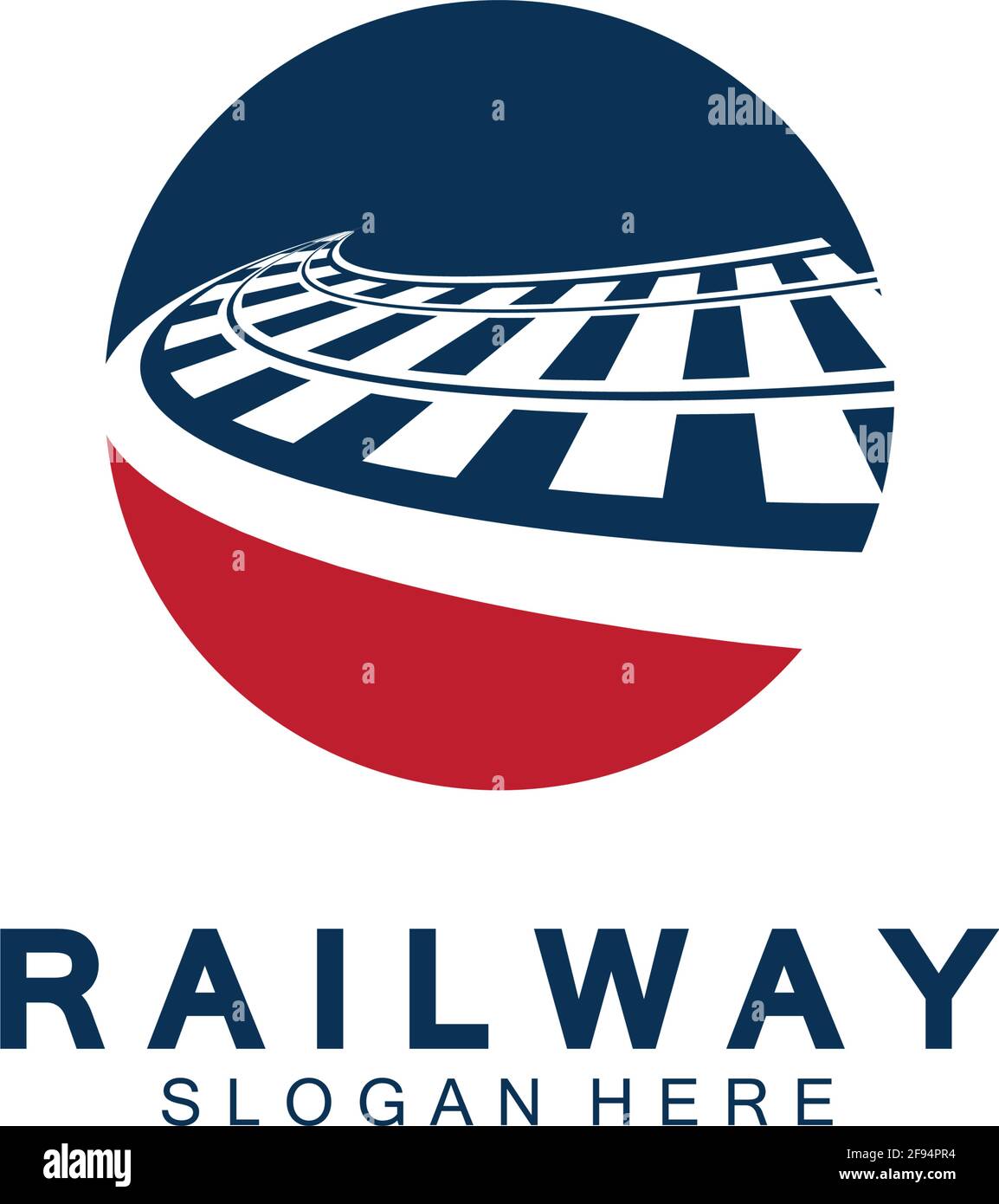 Simple Rail logo vector icon design illustration Stock Vector Image ...