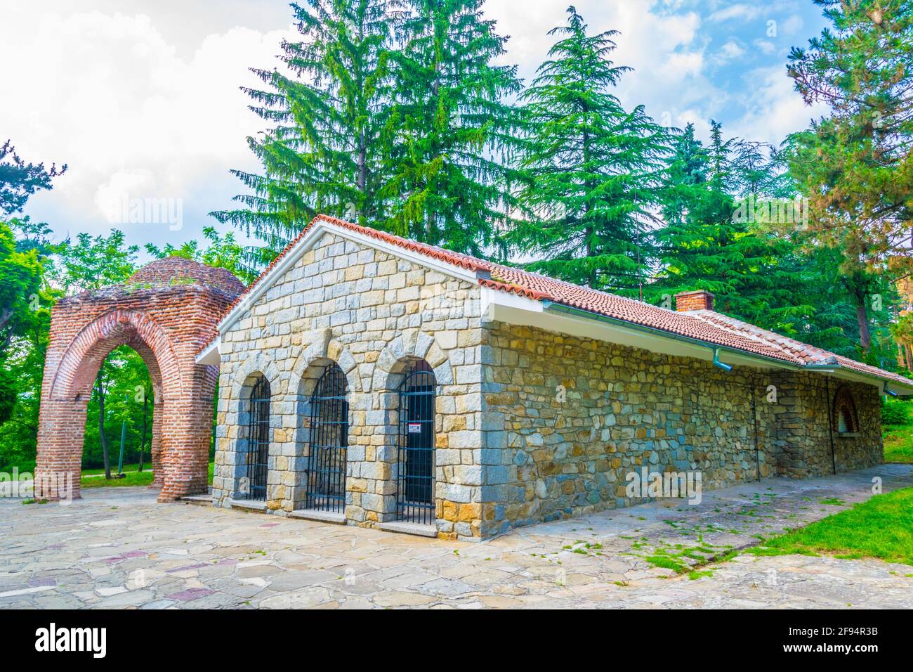 View of an ancient thracian tomb in Kazanlak, Bulgaria Stock Photo - Alamy