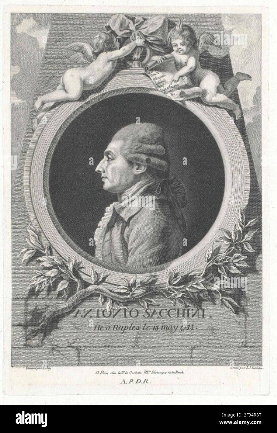 Sacchini, Antonio Maria Casparo Gioacchino Stock Photo - Alamy