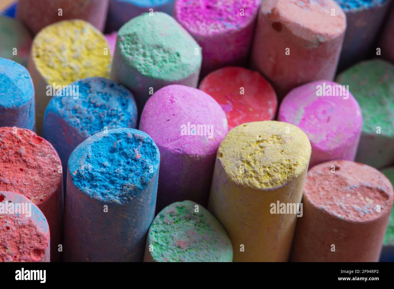 Old broken colorful chalk background Stock Photo - Alamy