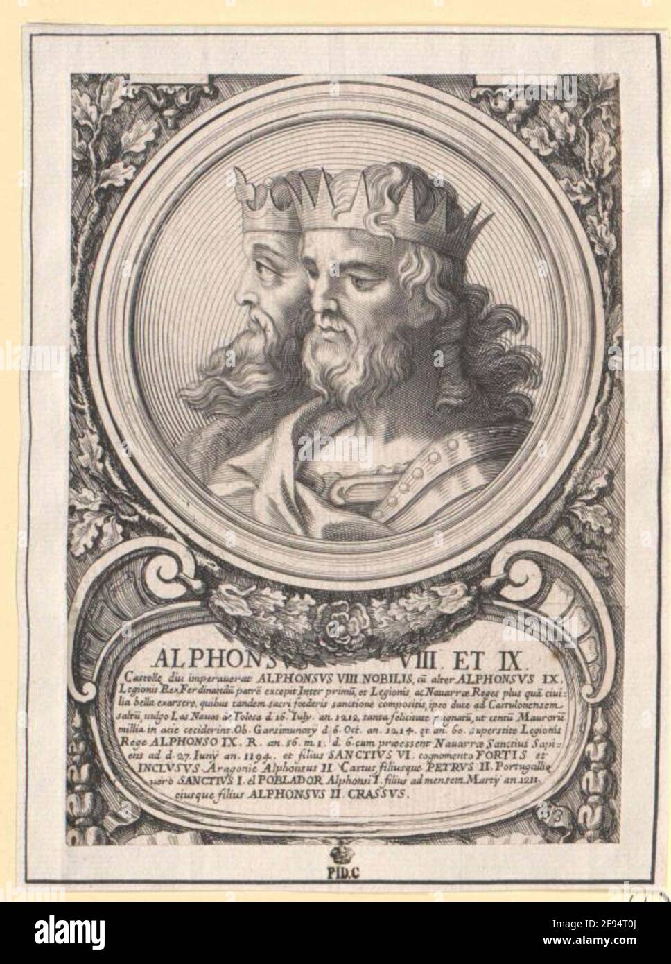 Alfons VIII. The noble, king of Castile Stock Photo - Alamy