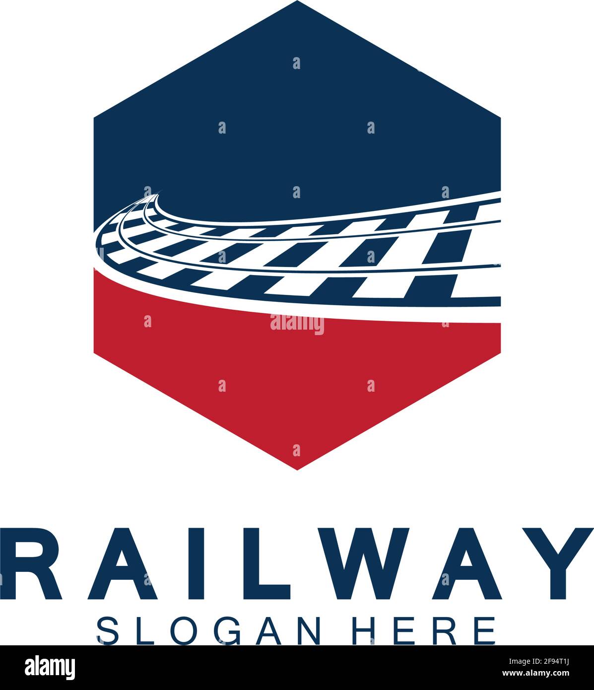 Simple Rail logo vector icon design illustration Stock Vector Image ...