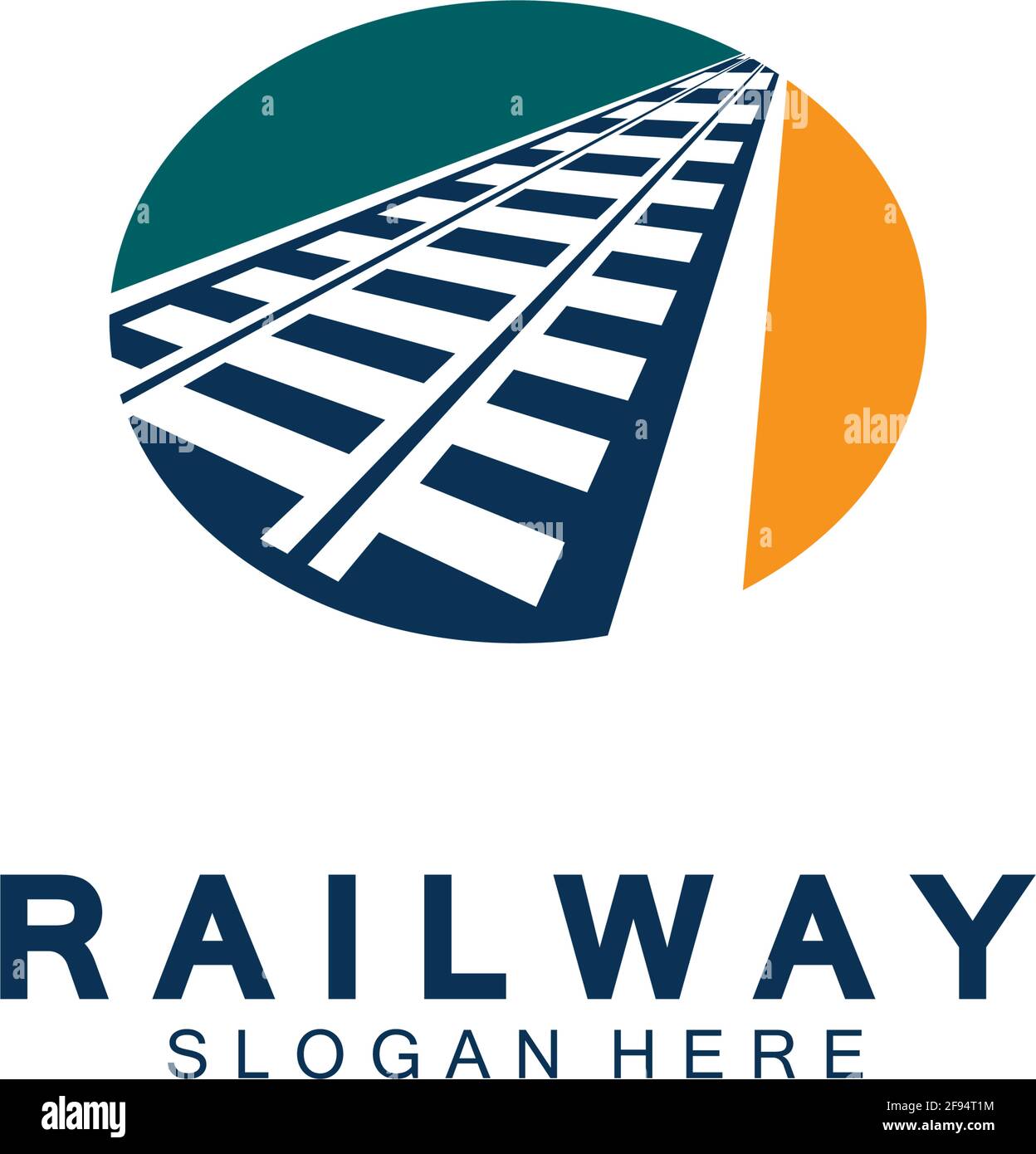 Simple Rail logo vector icon design illustration Stock Vector Image ...