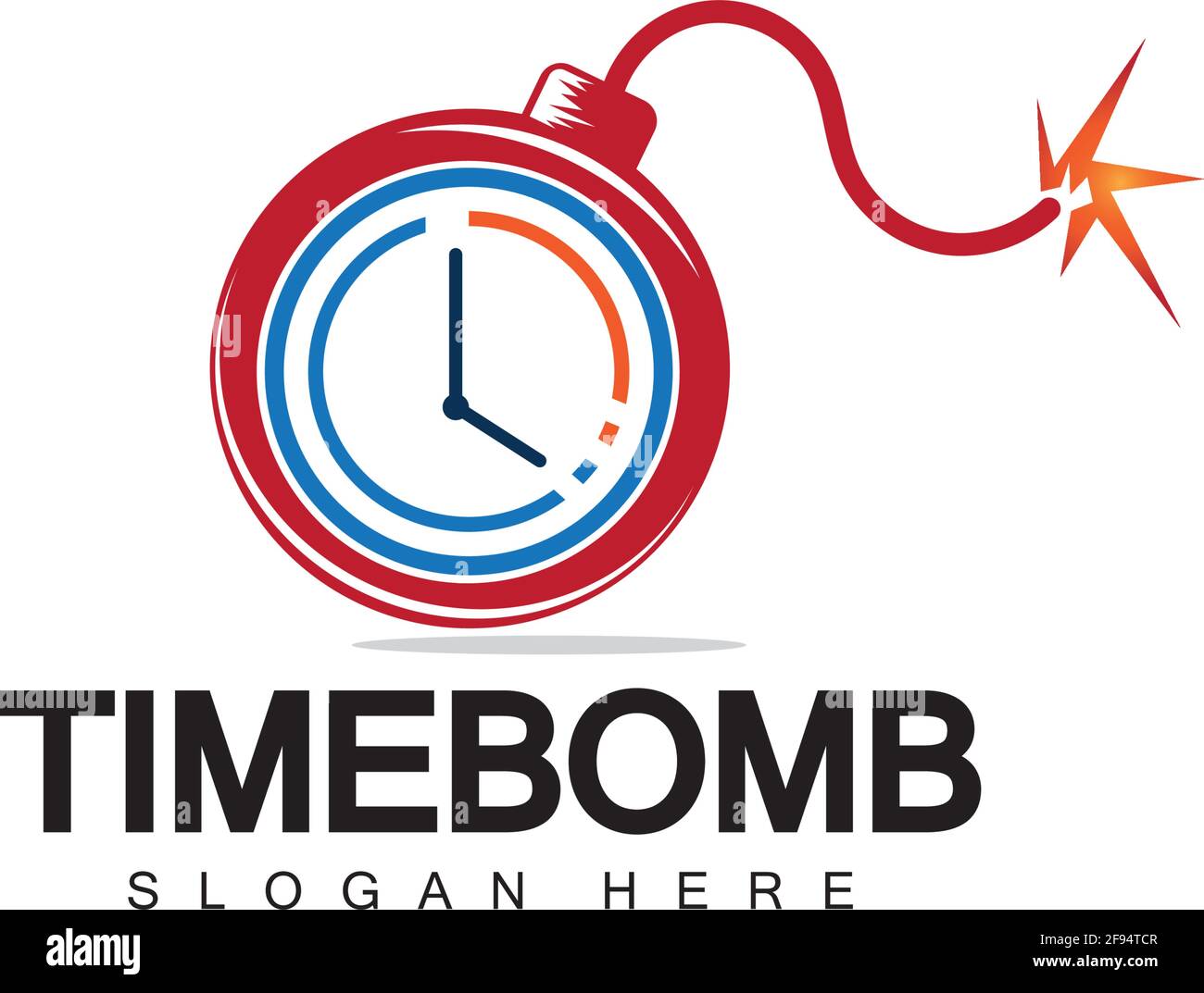 Time bomb logo vector icon ilustration design template Stock Vector ...
