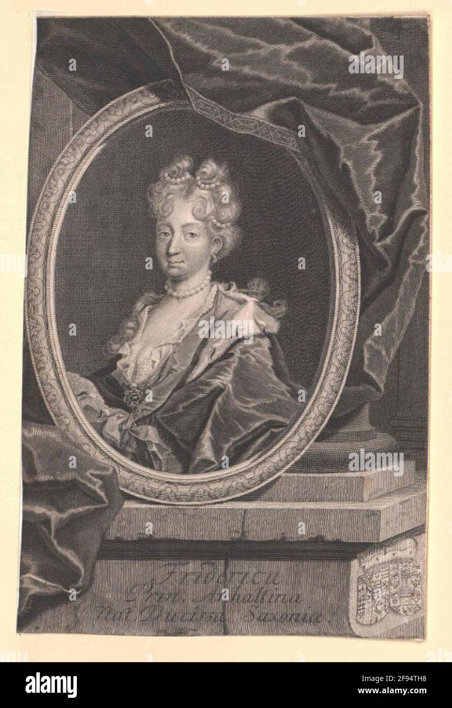 Friederike, Princess of Saxony-Gotha Stock Photo - Alamy