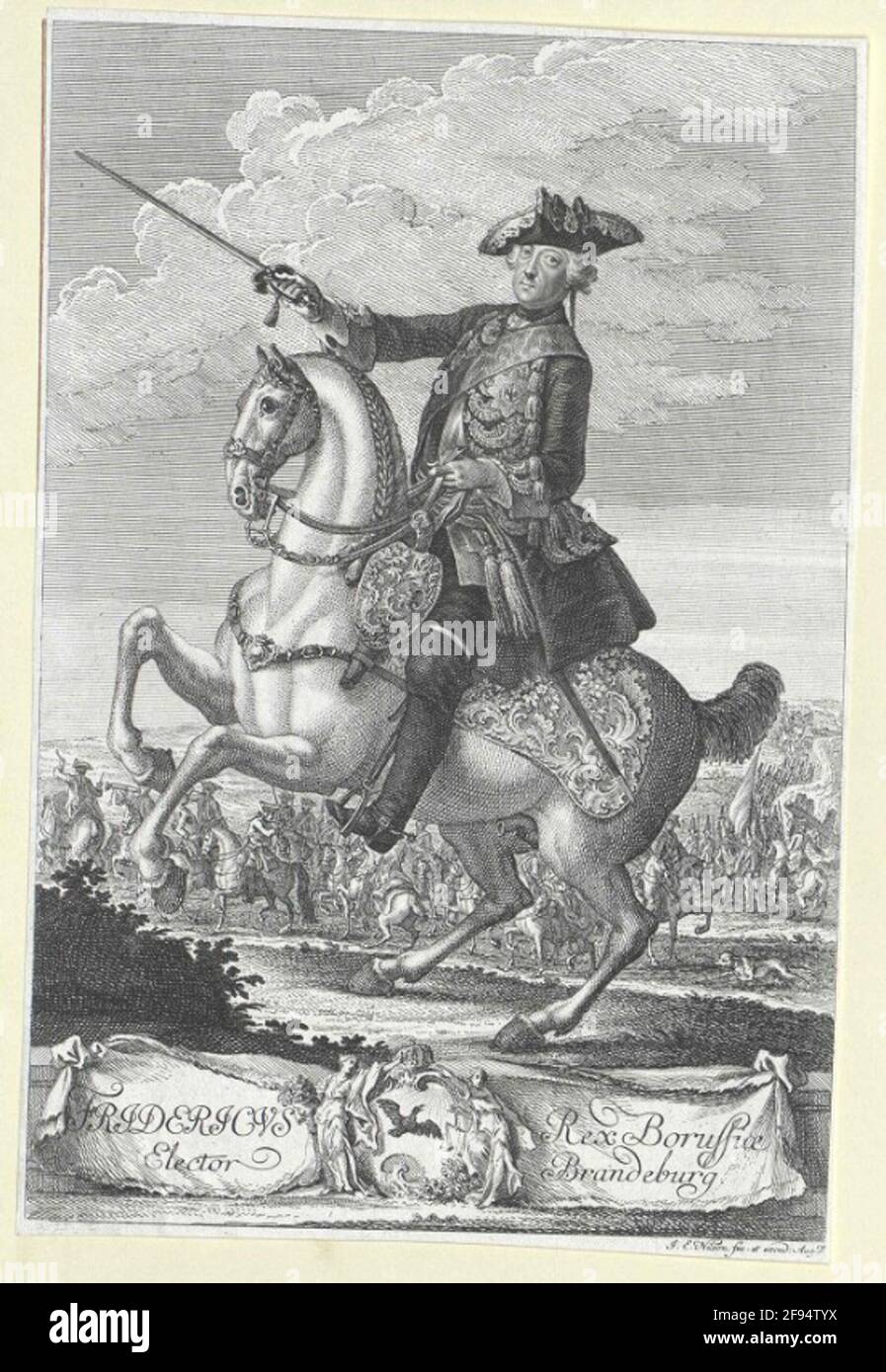 Frederick II., King of Prussia Stock Photo - Alamy