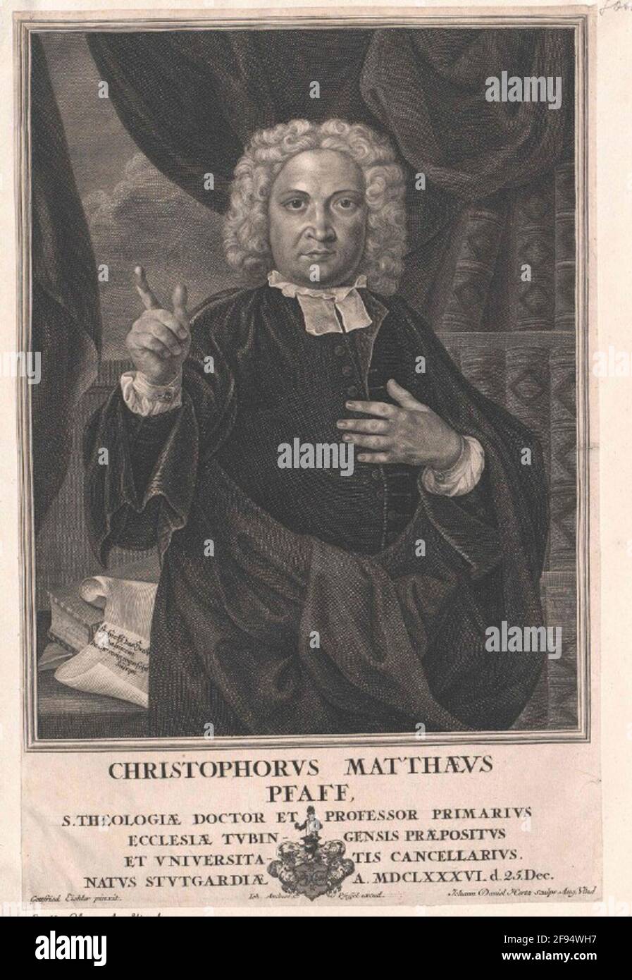 Pfaff, Christoph Matthew Stecher: Hertz, Johann Danielverleger: Pfeffel ...