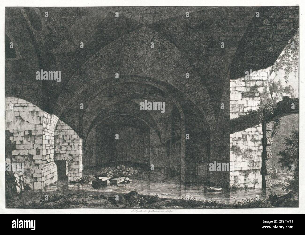 The big grotto on the Heidelberg Castle. La Grande Grotte au Chateau de ...