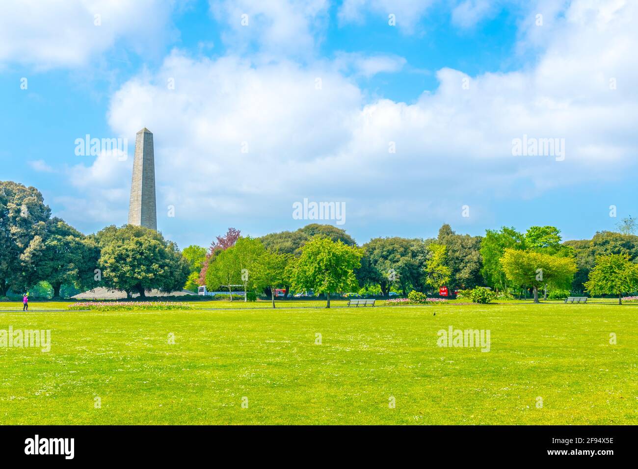 Wellington monument in the Phoenix park in Dublin, Ireland Stock Photo ...