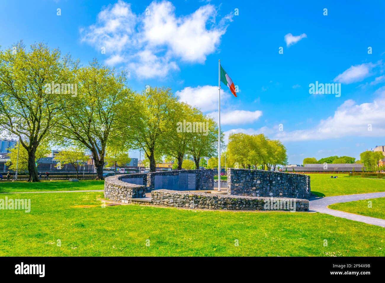 Croppies Acre memorial park in Dublin, Ireland Stock Photo - Alamy