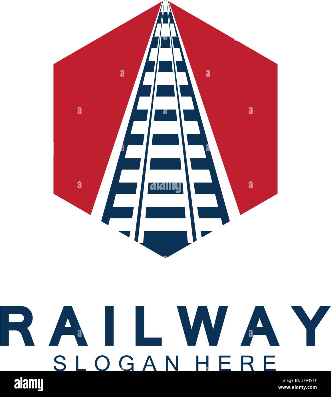 Simple Rail logo vector icon design illustration Stock Vector Image ...