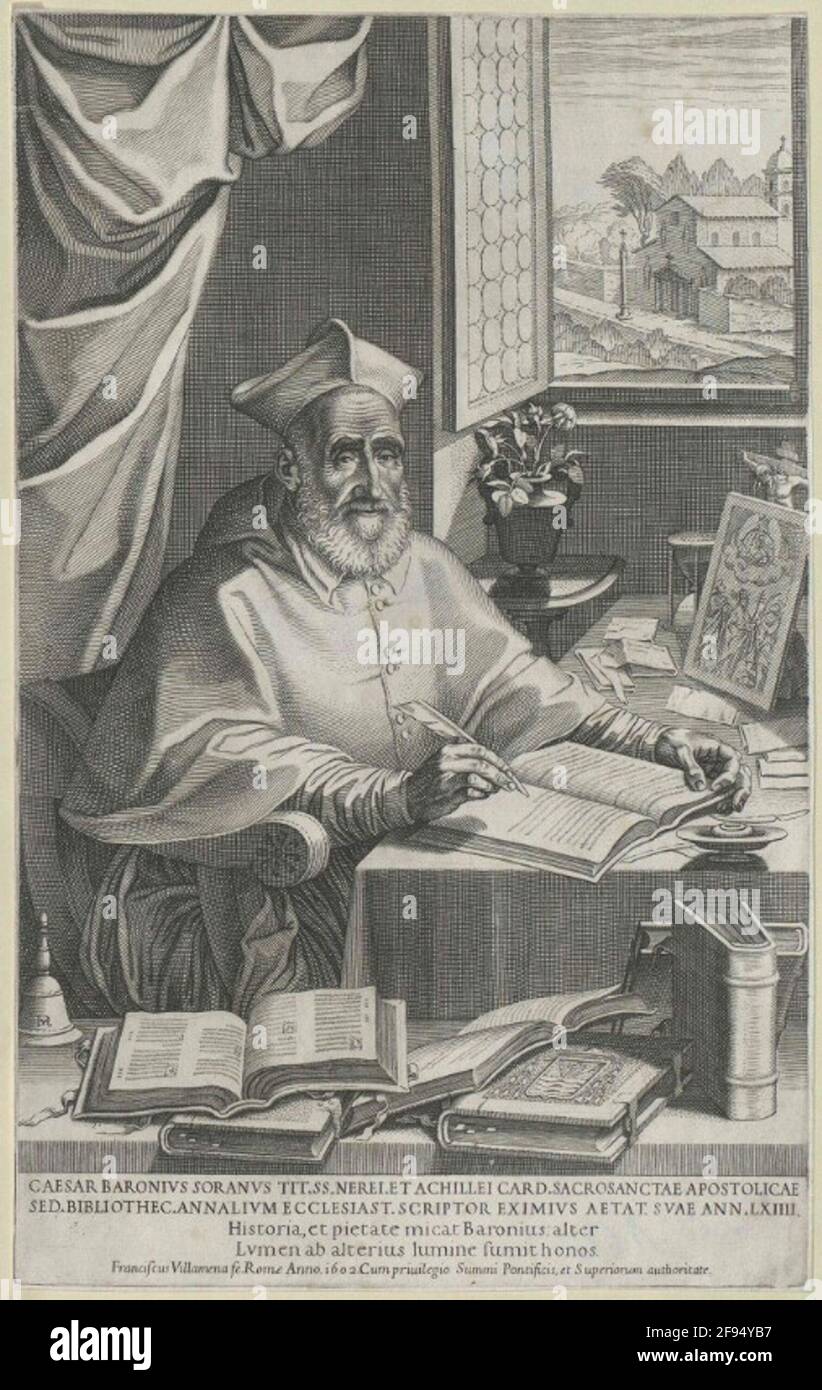 Baronius, Caesar Stecher: Villamena, Francesco Stock Photo - Alamy