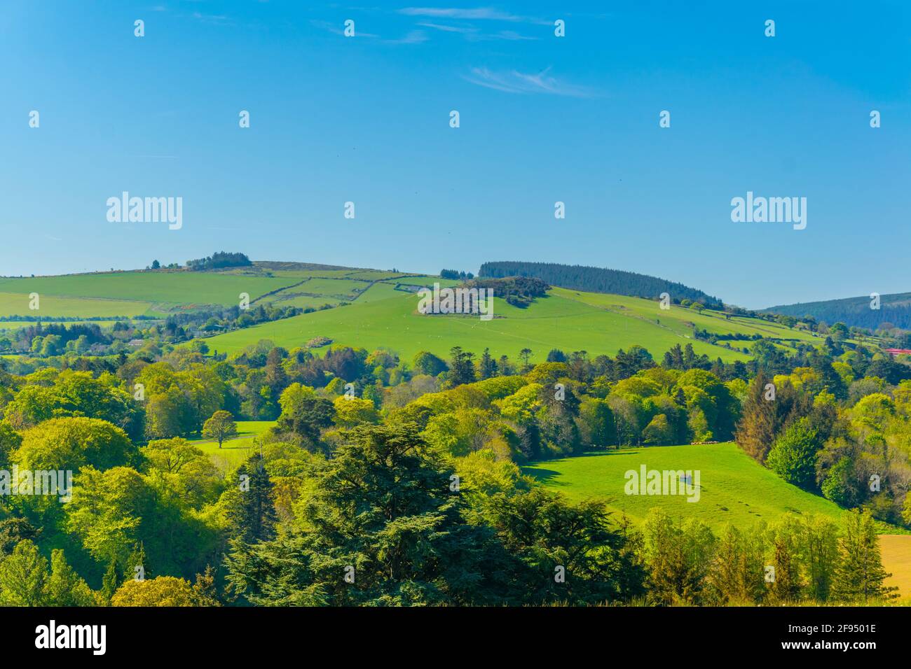 View of Irish countryside Stock Photo - Alamy