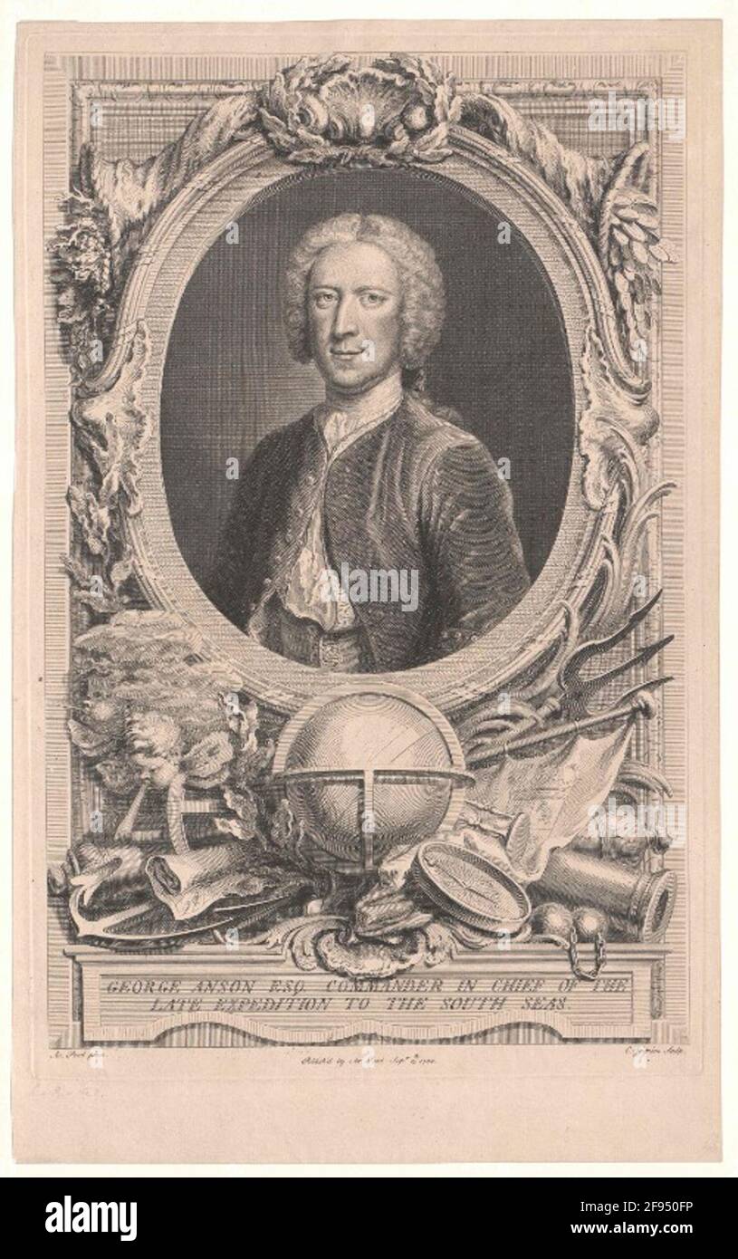 Anson, 1. Baron Anson, George Stock Photo - Alamy