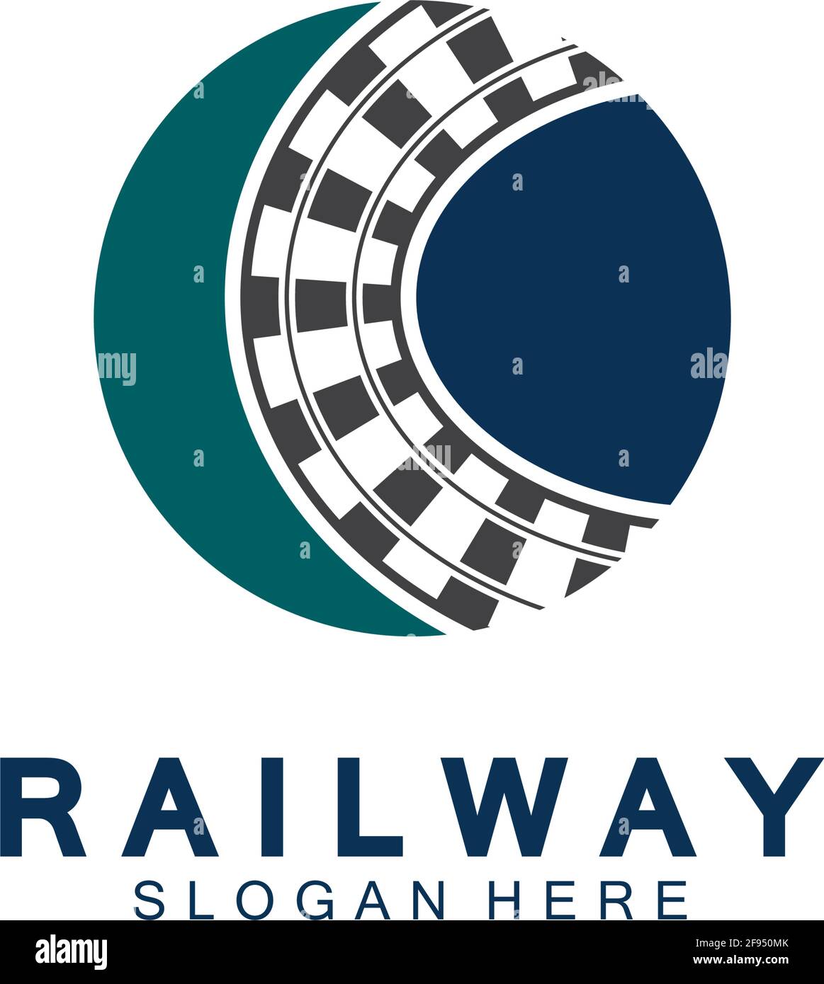 Simple Rail logo vector icon design illustration Stock Vector Image ...