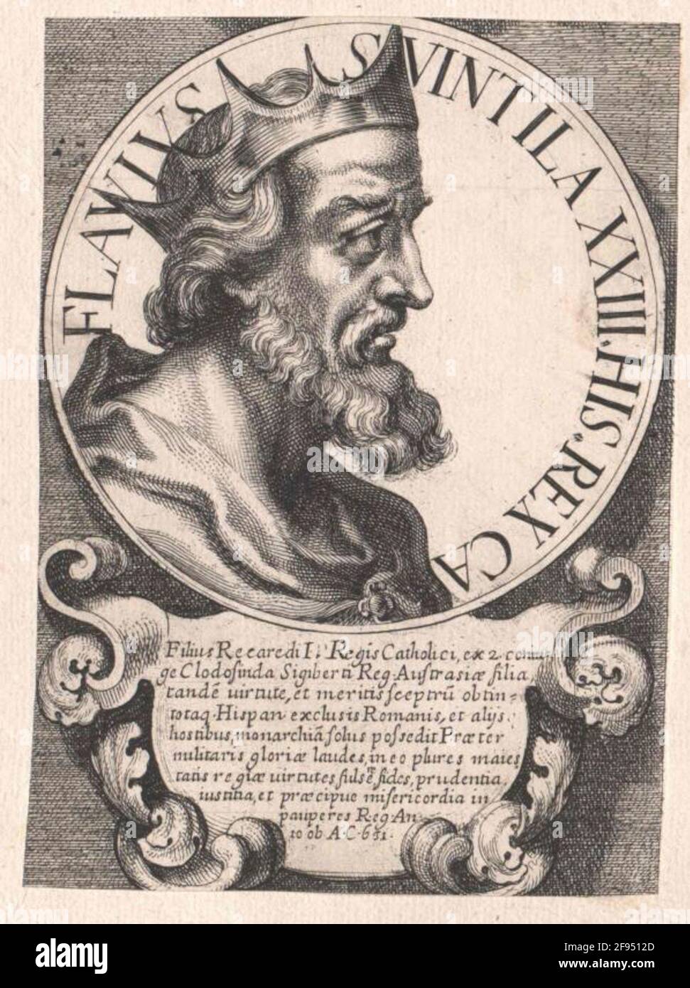 Swintila, King of the Westgoten Stock Photo - Alamy