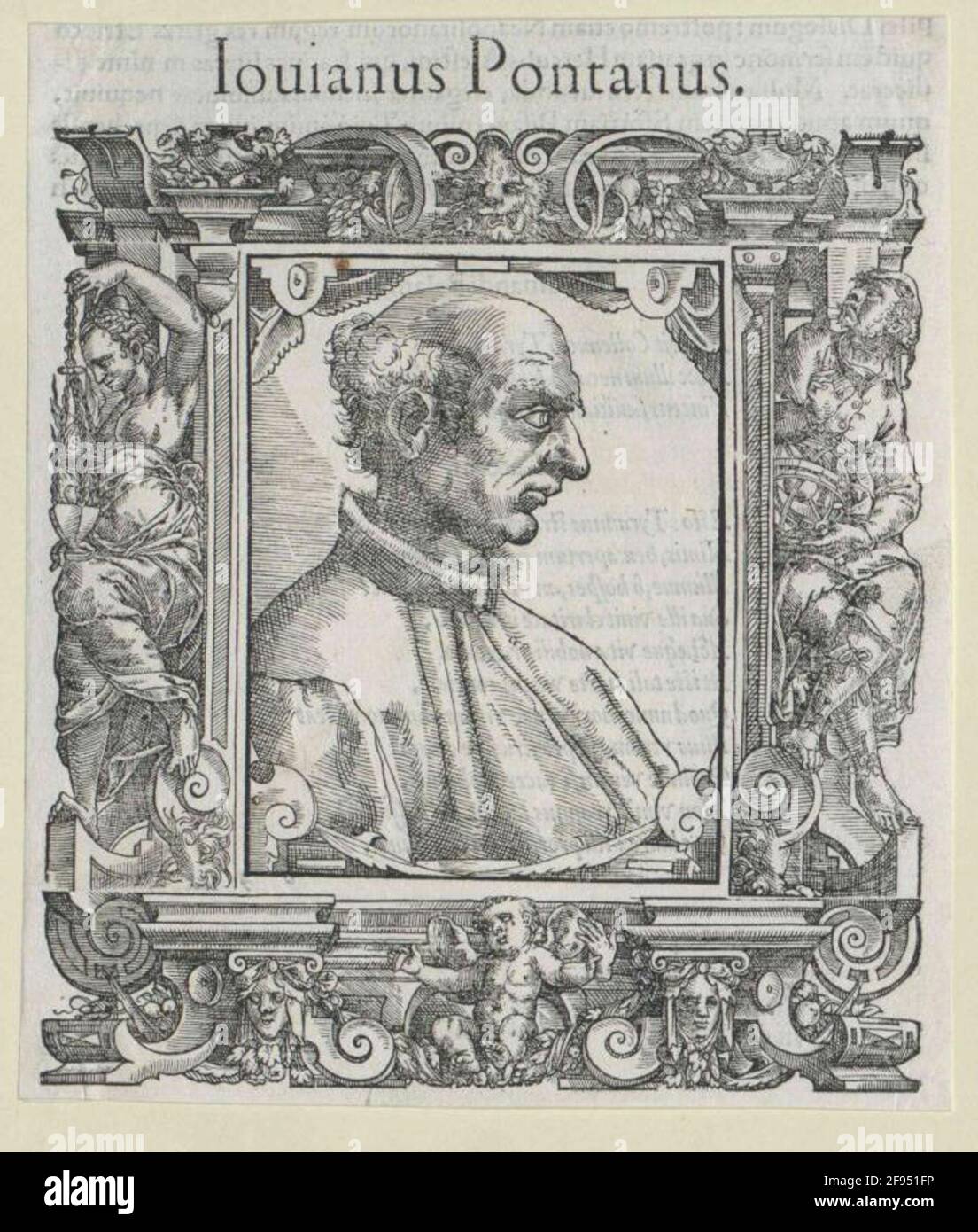 Pontano, Giovanni Gioviano Stock Photo - Alamy