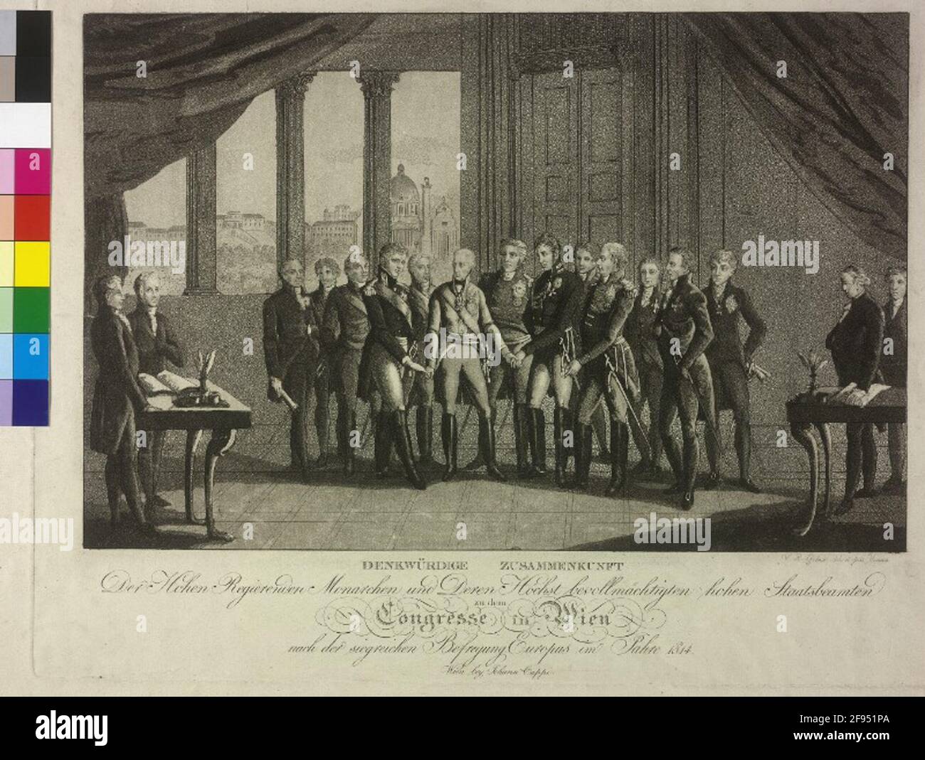 Memorable meeting of the high ruling monarchs and their highly ...