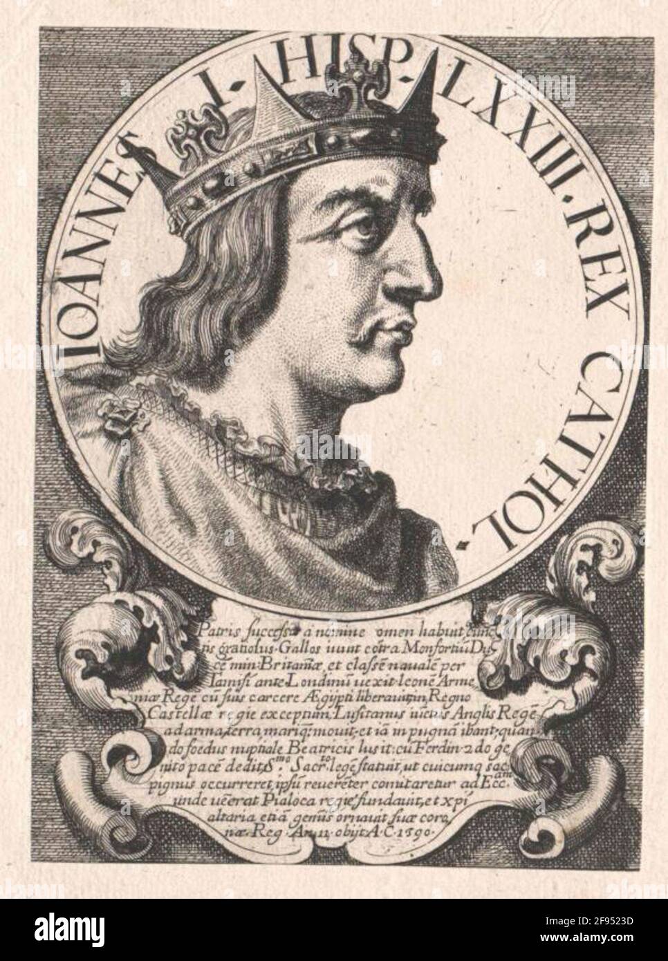 Johann I, King of Castile and León Stock Photo - Alamy