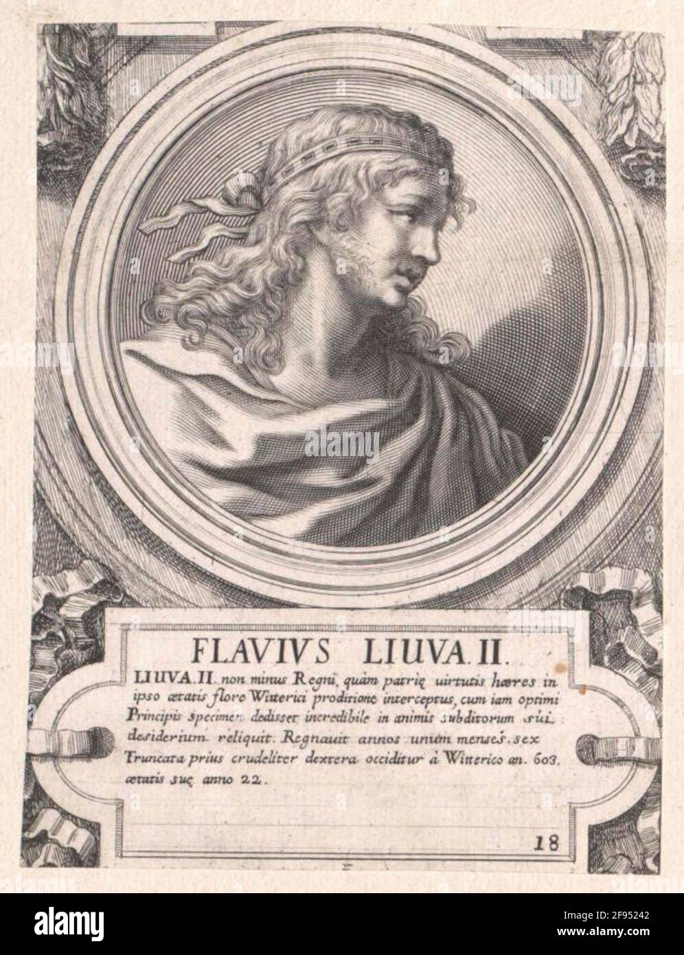 Liuva II, King of the Westgoten Stock Photo - Alamy