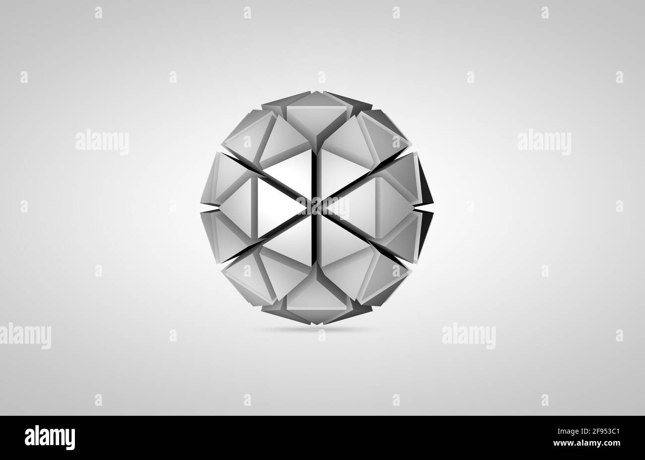 Low poly globe Black and White Stock Photos & Images - Alamy