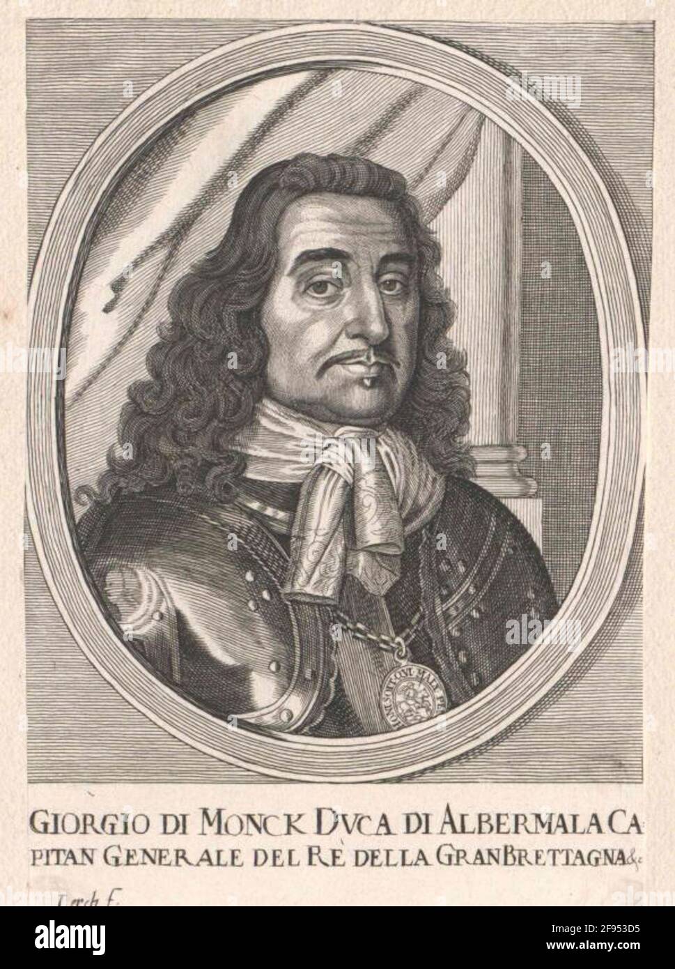 Monck, George, 1. Duke of Albemarle Stock Photo - Alamy