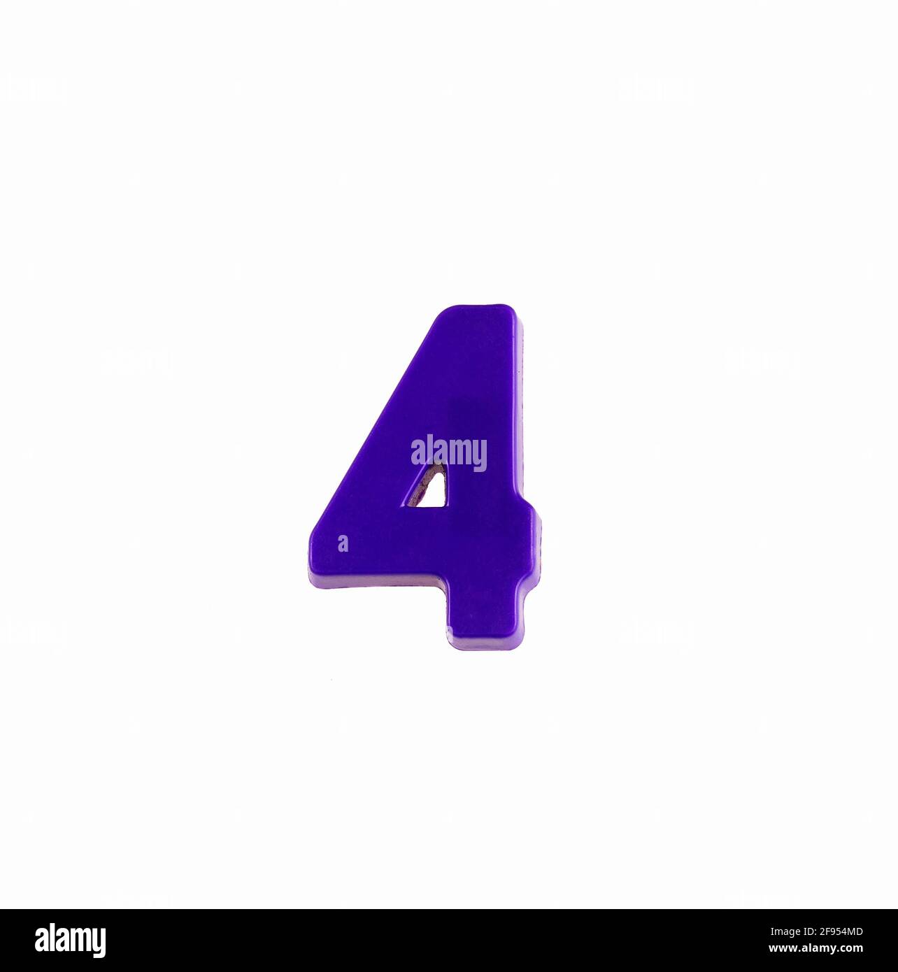 Plastic number 4 hi-res stock photography and images - Alamy
