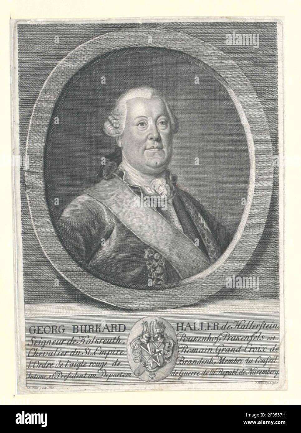 Haller by Hallerstein, Georg Burkhard Freiherr Stock Photo - Alamy