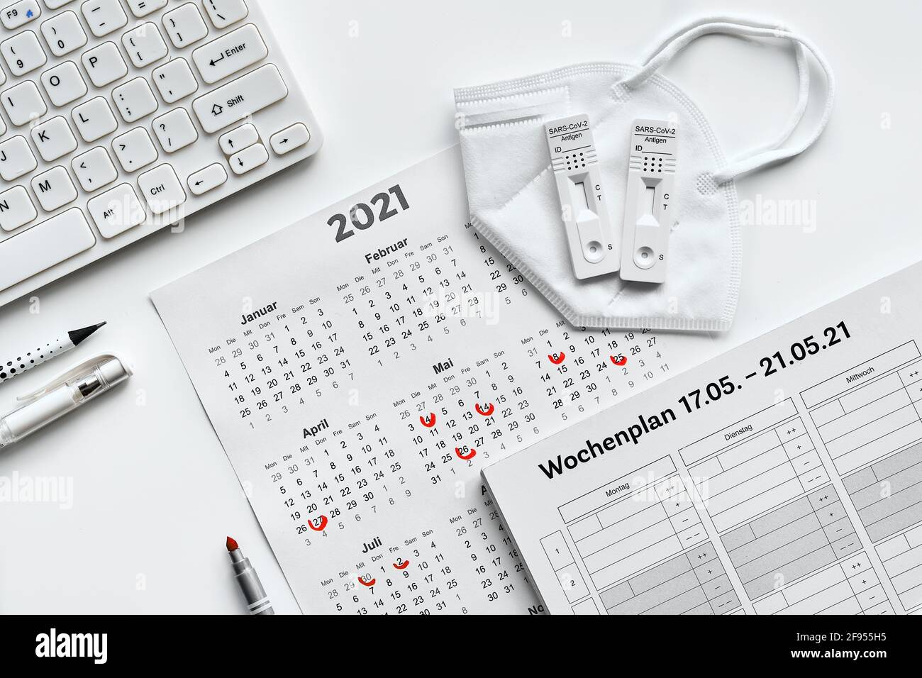 Back to school or university with express coronavirus tests. Two rapid ...