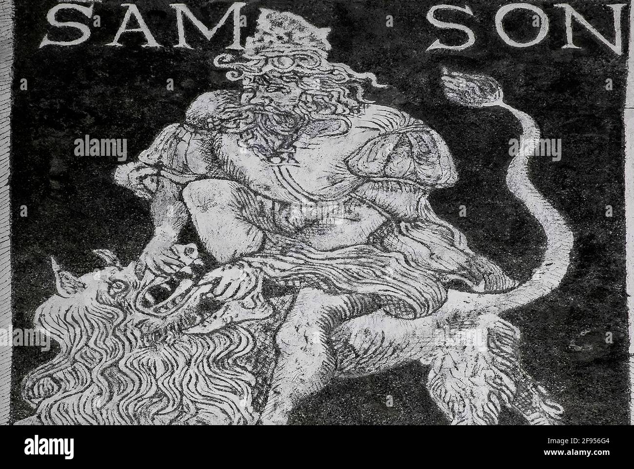 Samson, the long-haired Hebrew Bible / Old Testament strongman ...